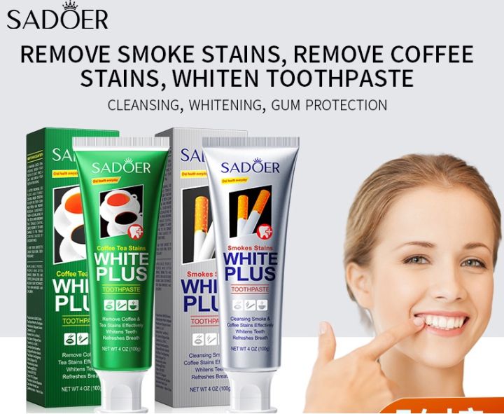 G9 Stor Sadoer White Plus White Whitening Toothpaste100g | Lazada