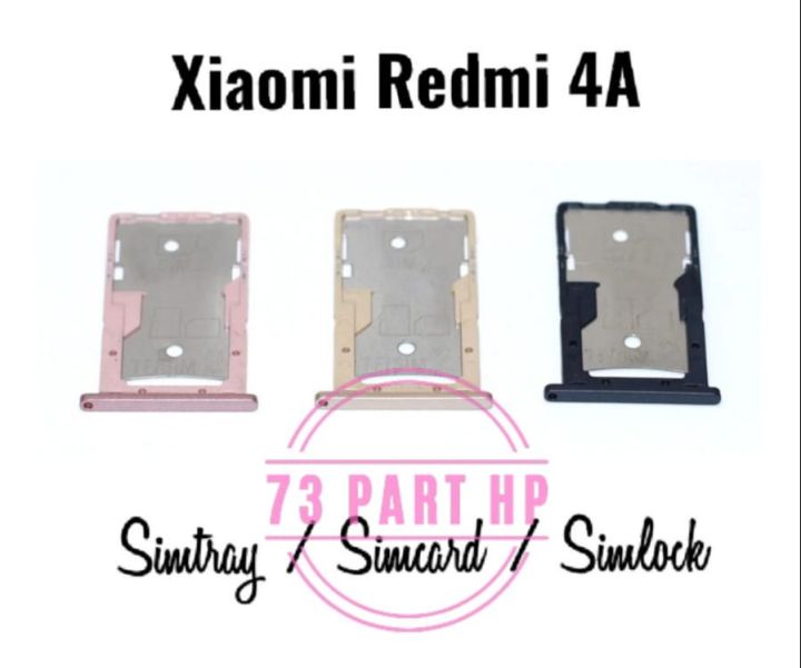 Simtray Tempat Kartu Sim Xiaomi Redmi 4A - Simcard Simslot Simlock ...
