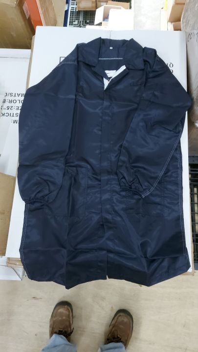 ESD Smock Cleanroom Workwear Lab Uniform Unisex with Storage Pocket ...