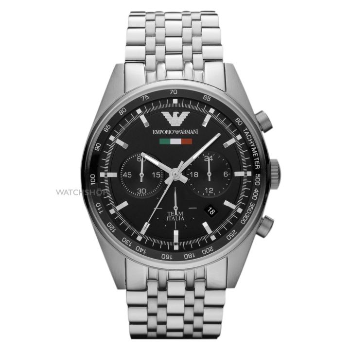 พร้อมสต็อก ! Emporio Armani Tazio Chronograph นาฬิกาข้อมือผู้ชาย รุ่น ...
