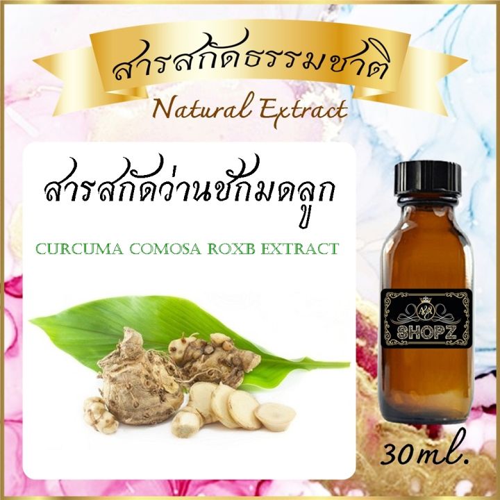 ️สารสกัดว่านชักมดลูก ️ Curcuma Comosa Roxb Extract ขนาด 30 ml. สารสกัด ...