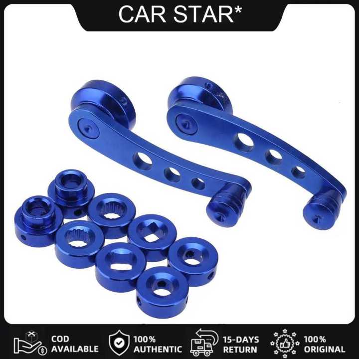 [Free Shipping] 2pcs Aluminum Alloy Car Window Handle Winder Riser ...