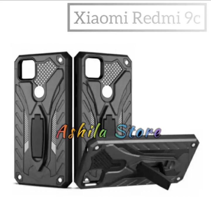 Casing HP Untuk Xiaomi Redmi 9c Soft man Style Of Standing Cover Hard ...