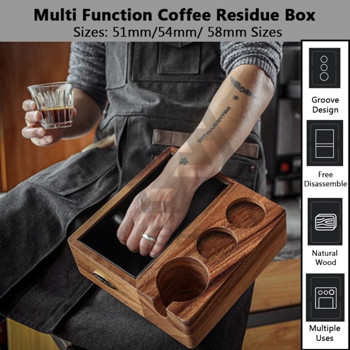 3H Coffee Premium Multifunction Coffee Residue Box [Coffee Tamper ...