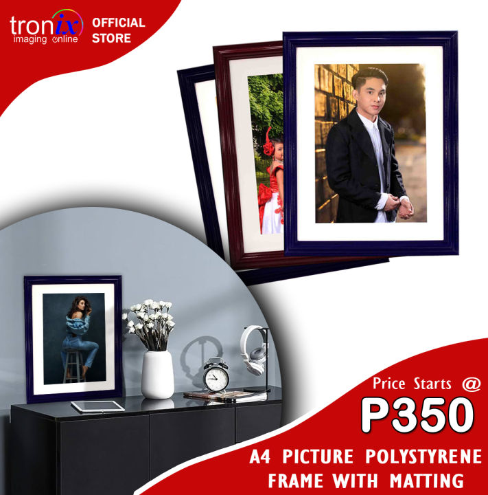 troniximaging/Tronix A4 Frame with matting Polystyrene One (1) Piece ...