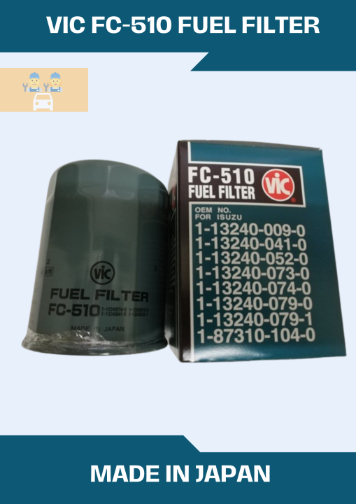 VIC FC-510 Fuel Filter Japan for Mitsubishi Canter | Lazada PH