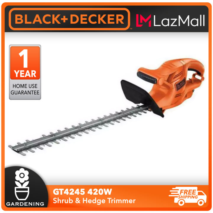 BLACK DECKER GT4245 420W Shrub Hedge Trimmer Lazada Lazada