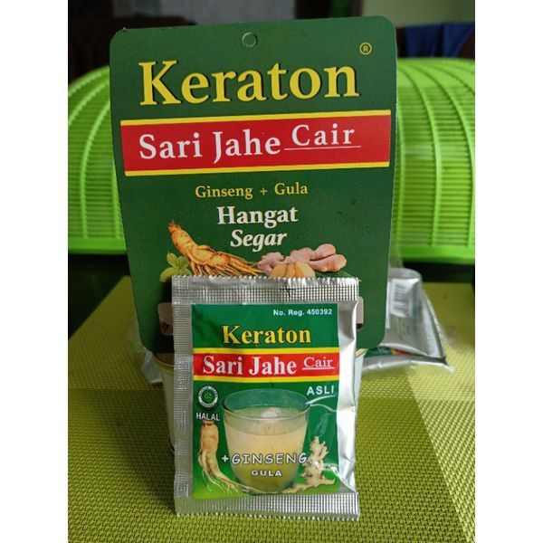 Sari Jahe dan Ginseng isi 6 pcs Keraton Murah Hangat | Lazada Indonesia