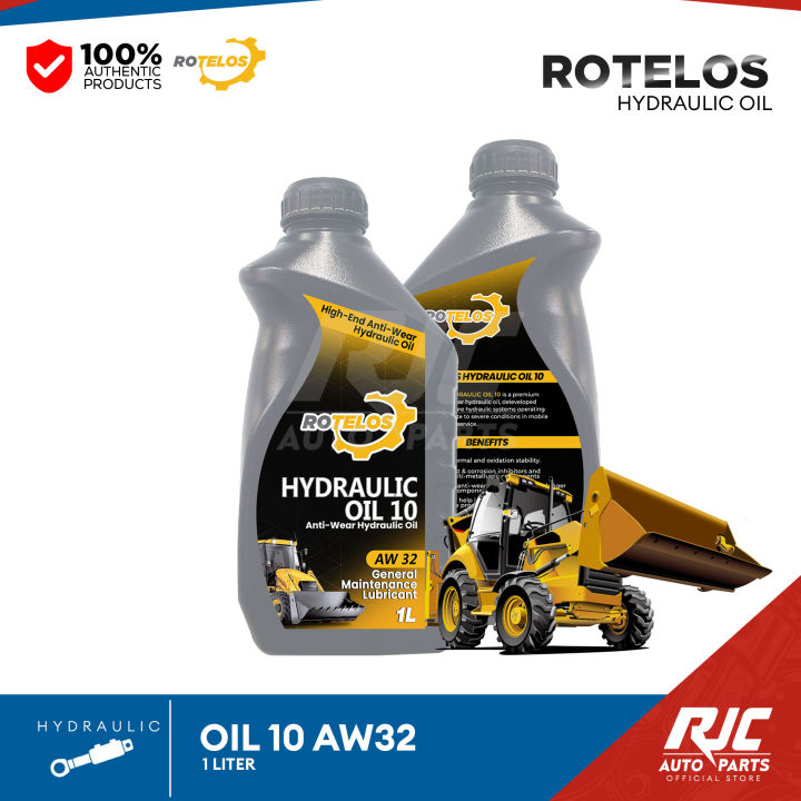 Rotelos Hydraulic Oil 10 Anti-wear Hydraulic Oil AW32 1Liter 1L | Lazada PH