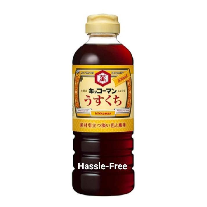 Kikkoman Light Flavor Soy Sauce (500ml) Made in Japan | Lazada PH