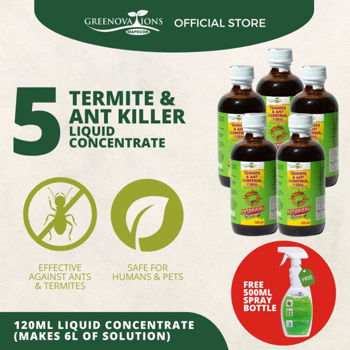 MAPECON GREENOVATIONS F3D50 Termite and Ant Killer Liquid Concentrate ...