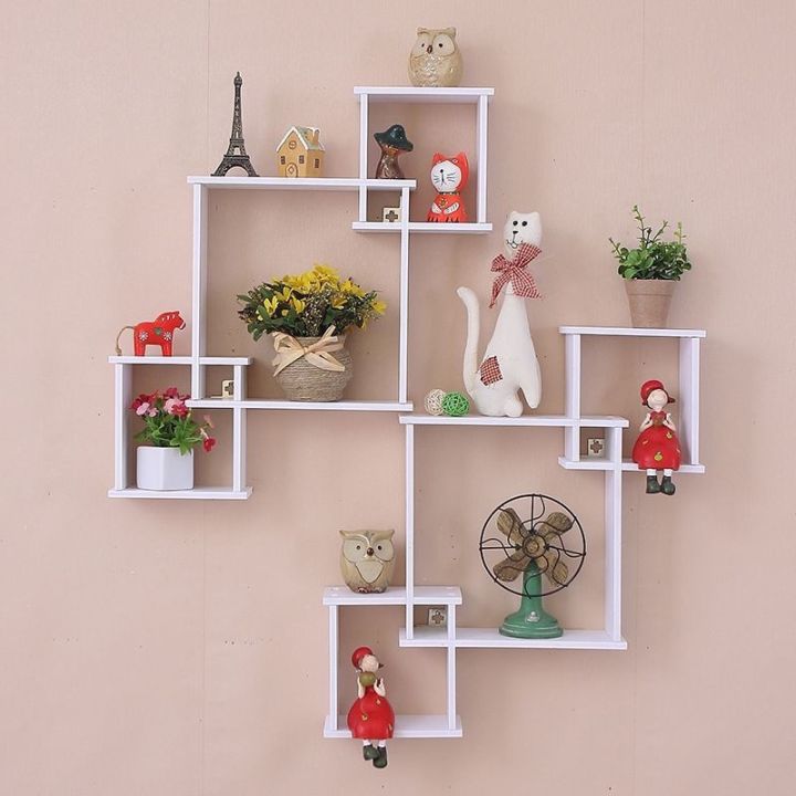 Simple Wall Design Shelf Multi Wall Frame Design | Lazada PH