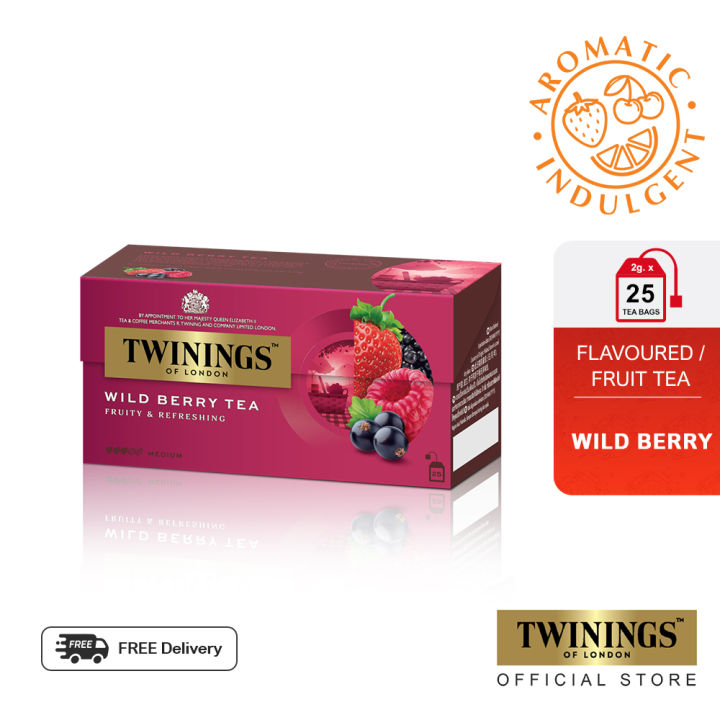 Twinings Teh Hitam Celup Wild Berry Tea 25x2g | Lazada Indonesia