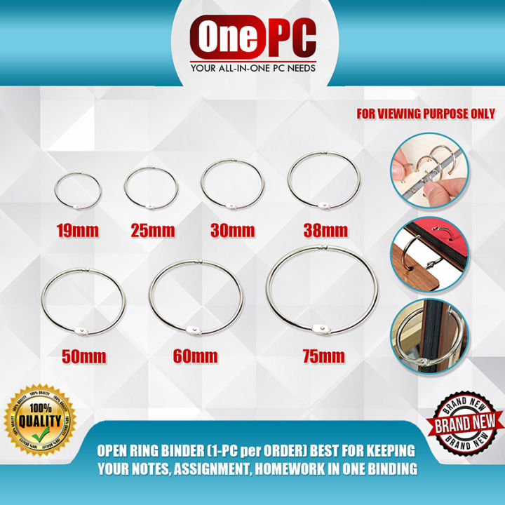 OPEN RING BINDER (1-PC per ORDER), BEST FOR KEEPING YOUR NOTES ...