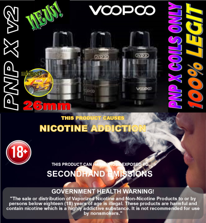 Voopoo PnP X Pod Tank DTL/MTL Atomizer Version 2 | Lazada PH