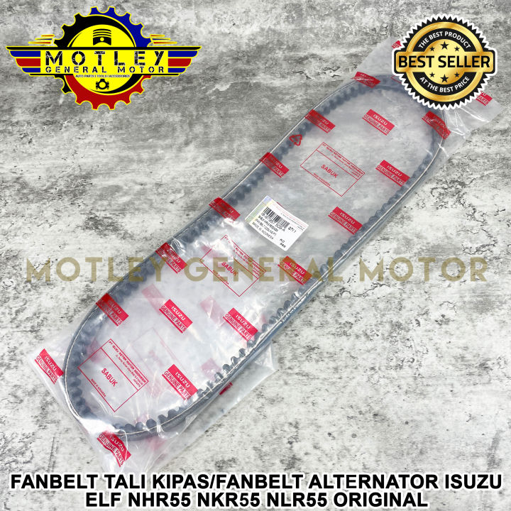 FANBELT TALI KIPAS FAN BELT ALTERNATOR ISUZU ELF NHR55 NKR55 NLR55 NHR 55 NKR 55 NLR 55 ORIGINAL ...
