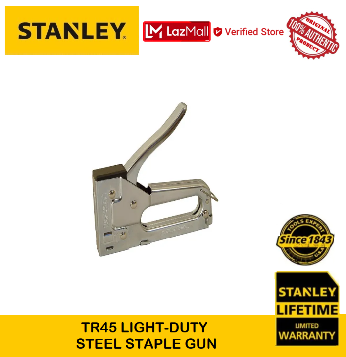 STANLEY TR45 LIGHT DUTY GUN TACKER / STANLEY TR200T LIGHT DUTY STAPLE ...