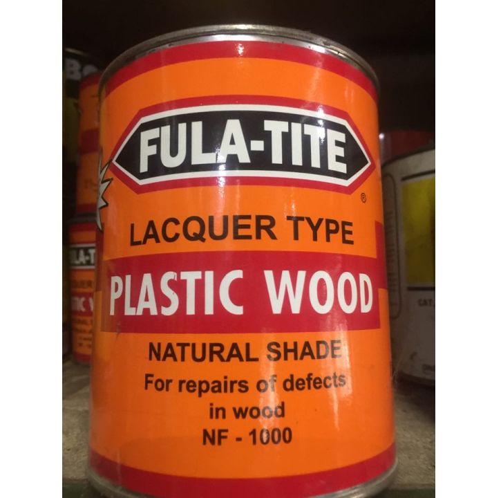 Fulatite fula-tite fula tite lacquer type plastic wood dough natural ...
