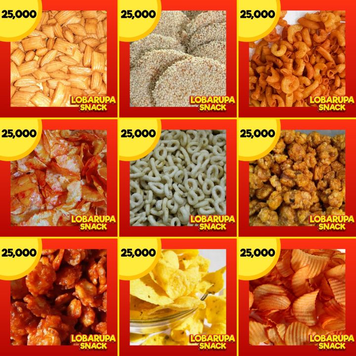 [COD] Snack Kiloan Terlengkap Serba 25000 makanan ringan jajanan ...