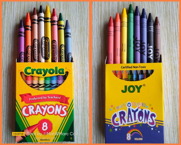 Crayons 8s 16s 24s Genuine CRAYOLA and JOY crayons assorted | Lazada PH