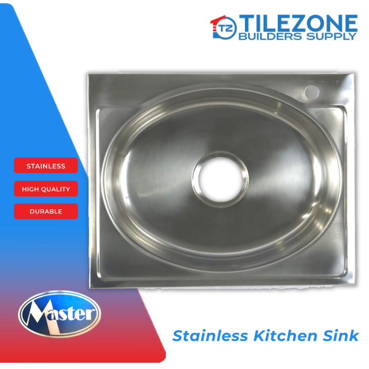 Master Sink Single Bowl Stainless Kitchen Sink Oval CSB 1721 - High ...