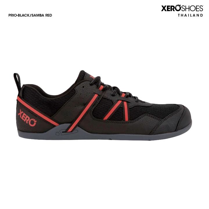 XERO SHOES Barefoot shoe รองเท้าผ้าใบรุ่น PRIO ผู้ชาย สี Black / Samba ...