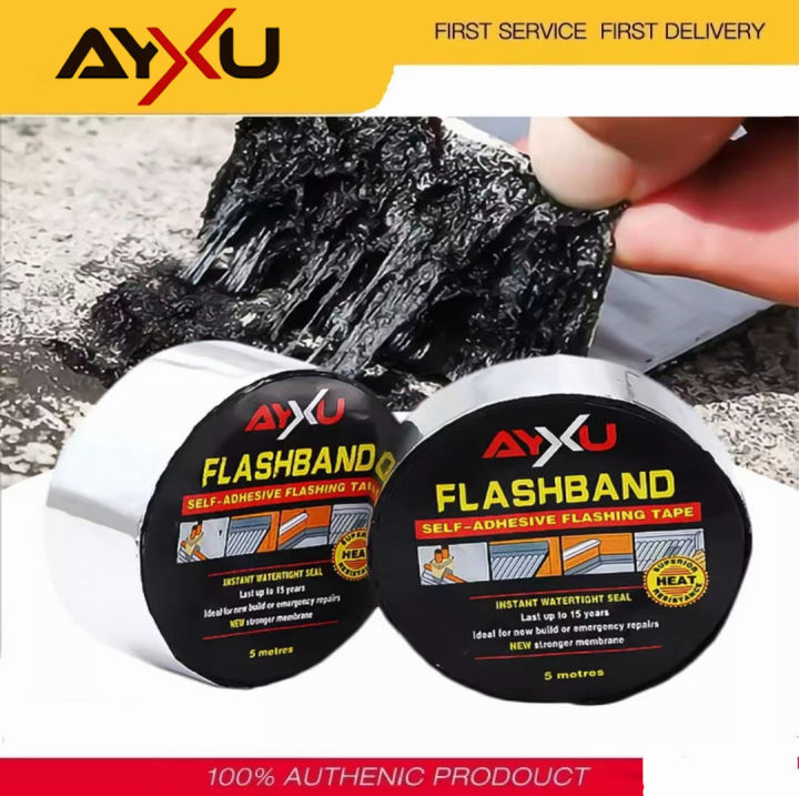 AYXU Flashband Self Adhesive Tape Waterproof Sealant Roof and Gutters ...