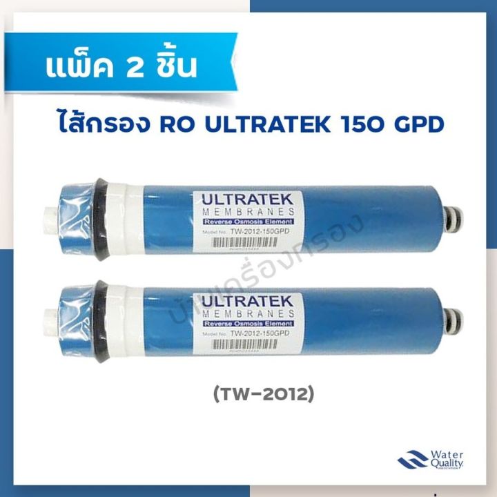 [บ้านเครื่องกรองเชียงใหม่] ไส้กรองเมมเบรน RO 150GPD Ultratek ระบบอาร์โอ ...