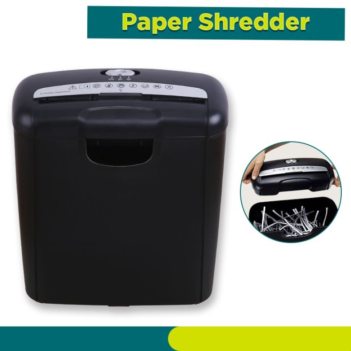 220VOLTS Paper Shredder Machine Black 10L (Strip Cut)020 | Lazada PH