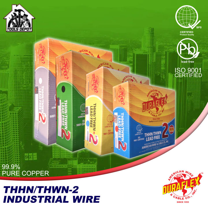 DURAFLEX AMERICAN WIRE THHN/THWN-2 INDUSTRIAL WIRE | Lazada PH