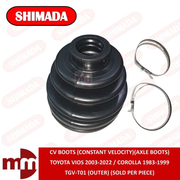 SHIMADA CV Joint Boots for TOYOTA VIOS 2003-2022 / COROLLA 1983-1999 ...