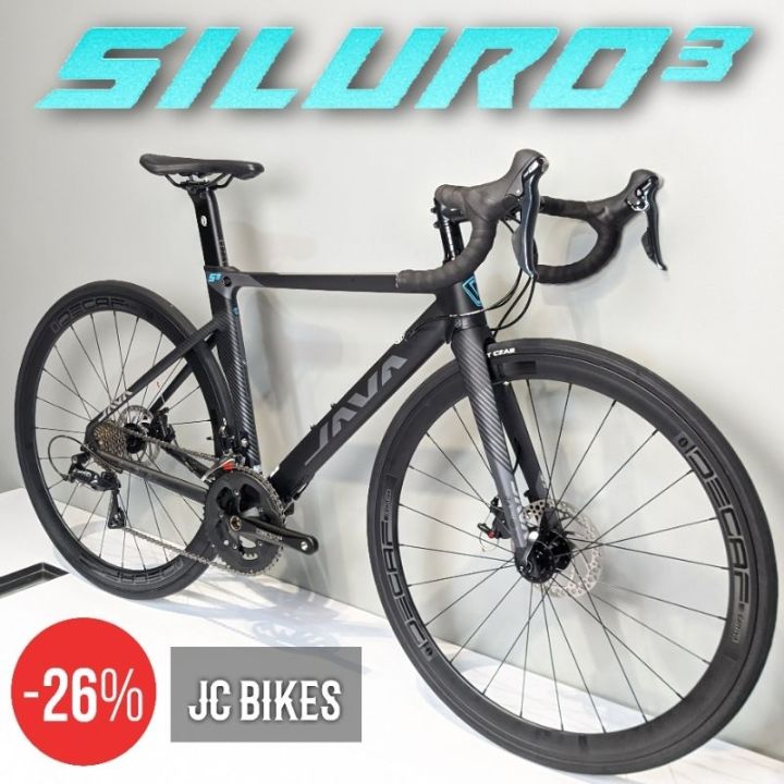 Sepeda Balap Roadbike JAVA Siluro 3 Disc, AERO 700C, Shimano Sora 2x9 ...