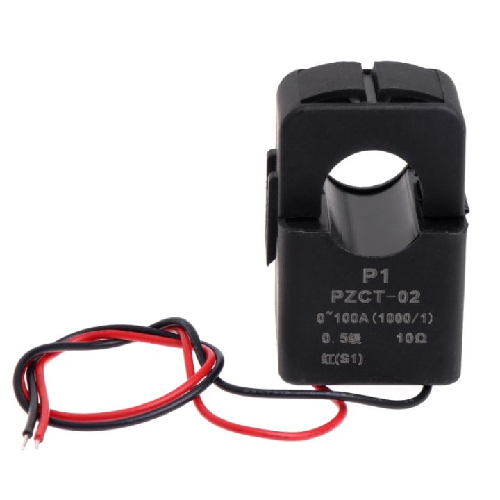 PZCT-02 AC Current Sensor Transformer for 100A Amp Energy Meter Mini ...