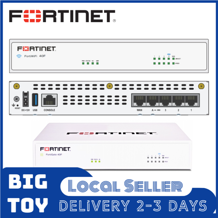 [SG penjual] Fortinet FortiGate 40F 60F 80F Firewall Router dengan 1 ...