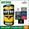 Boysen Epoxy Enamel International Red B2171 - 4L w/ Curing Agent ...