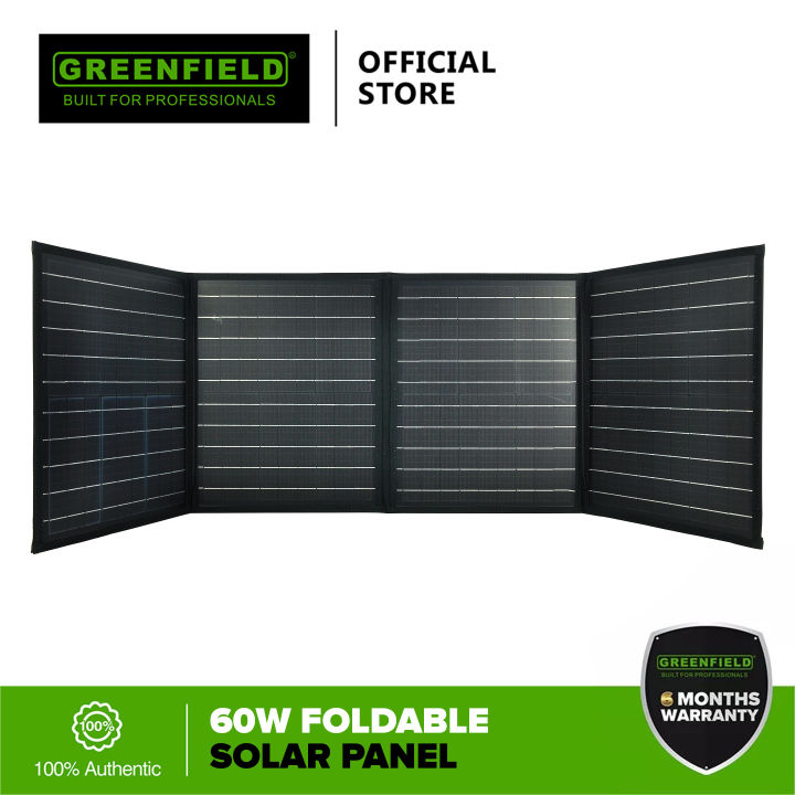 Greenfield Foldable Solar Panel 60w | Lazada PH