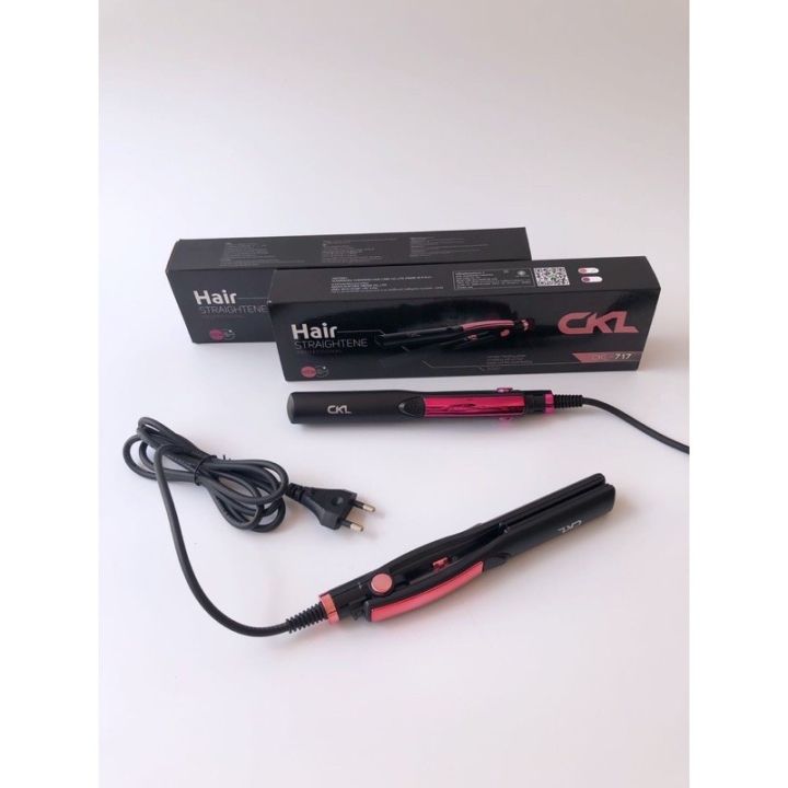 ถูกที่สุด!! CKL 717 พกพาสะดวก น้ำหนักเบา ที่หนีบผมของแท้ 3 in 1 ใช้ได้ทั้ง หนีบตรง ม้วนลอน ปลาย ...