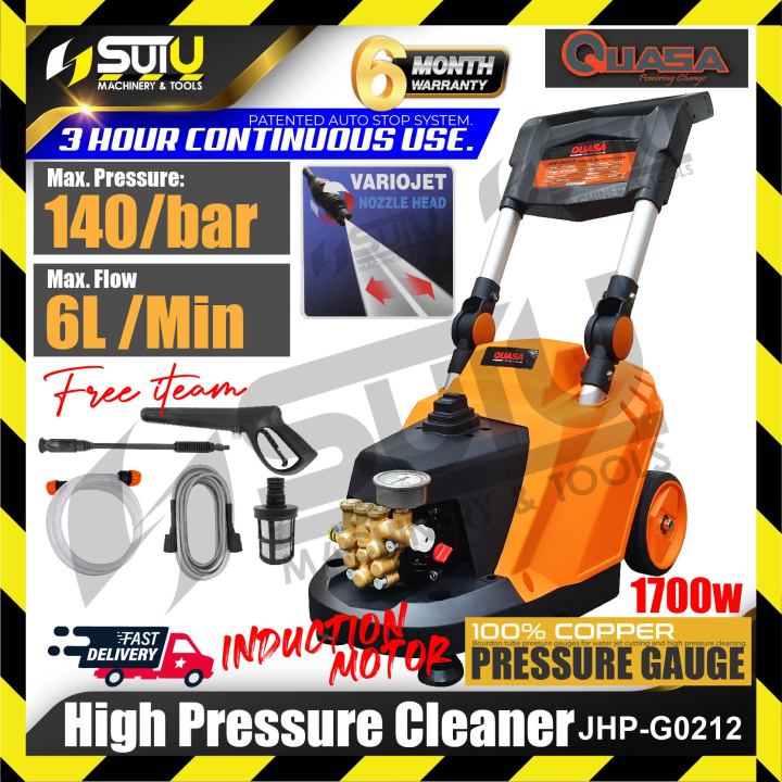 QUASA JHP-G0212 6L 140bar High Pressure Cleaner w/ Induction Motor ...