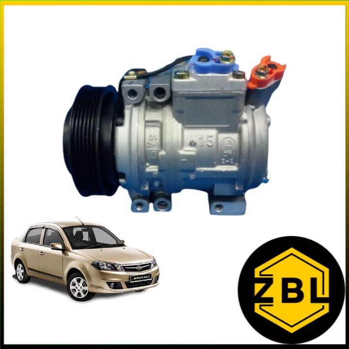 PROTON SAGA FLX TRSE07-10PA 15C 6PK (R) COMPRESSOR PS-4560 AIRCOND AC A ...