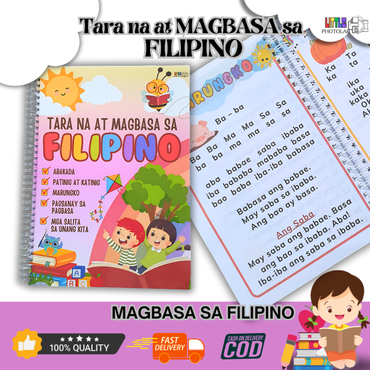 MAGBASA SA FILIPINO | Preschool SchoolAge | Pagsasanay Sa Pagbasa ...