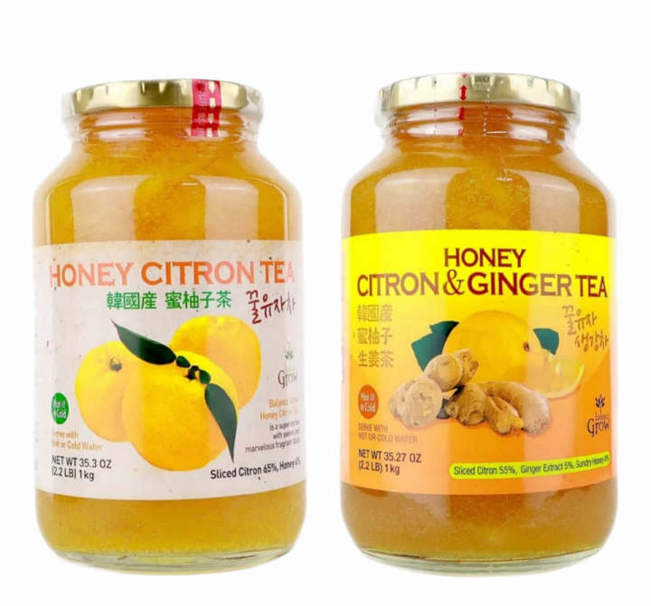 Authentic Korean Honey Citron Tea serve with Hot & Cold Water 1 kg ...