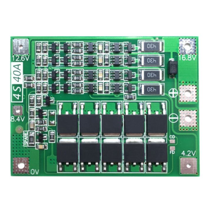 4S 40A Active Equalizer Balancer 18650 Lifepo4 Lithium Battery Protection Board BMS Board Energy ...