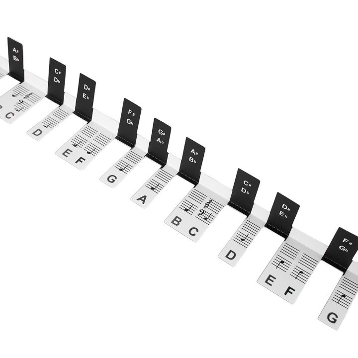 【BYPL】 88 Keys Keyboard Stickers Accessories Marker PVC Piano Rakes ...