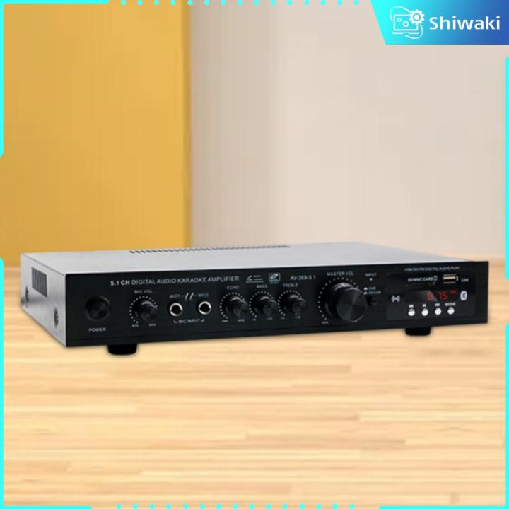 Shiwaki 5.1 Channel Home Theater Receiver Plug and Play Sound Audio ...