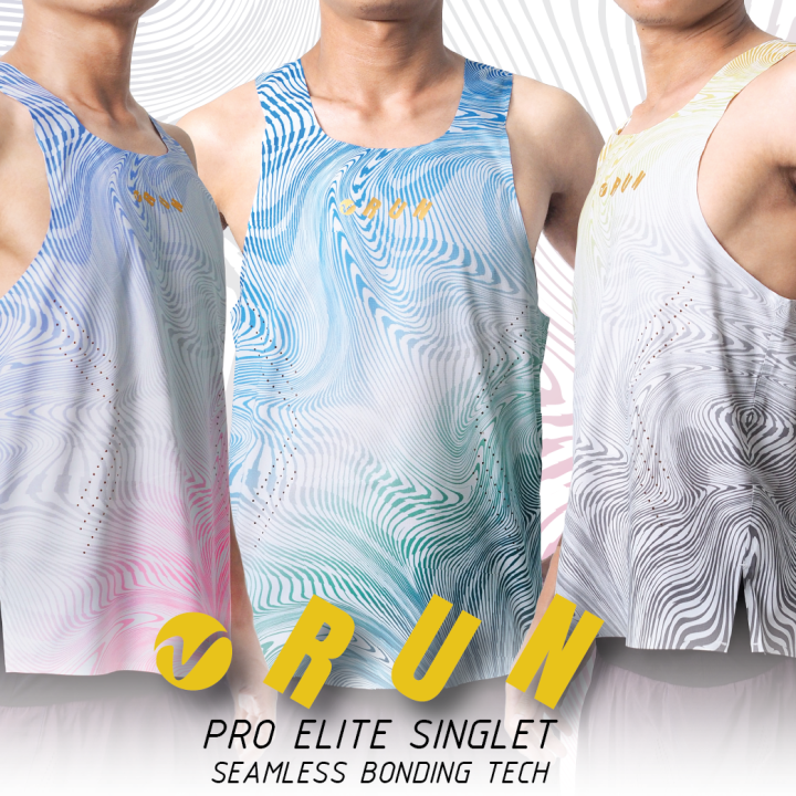 VATEMON ''Pro Elite Singlet'' เสื้อกล้ามวิ่งรุ่น Pro Elite | Lazada.co.th