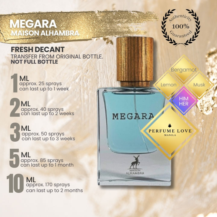 PERFUME DECANT M. Alhambra Megara | Lazada PH