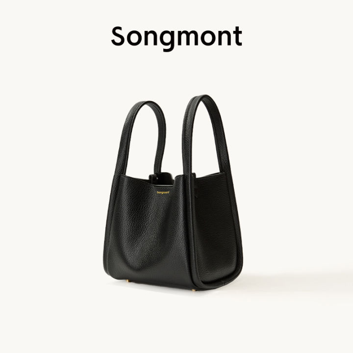 Songmont Medium Vegan leather Song Bag Cubing Bag for women Handle bag ...