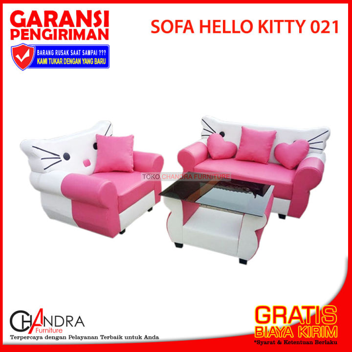 Sofa Hello Kitty 021 Meja Bergaransi Sofa L Sofa Ruang Tamu Sofa Mewah Lazada Indonesia