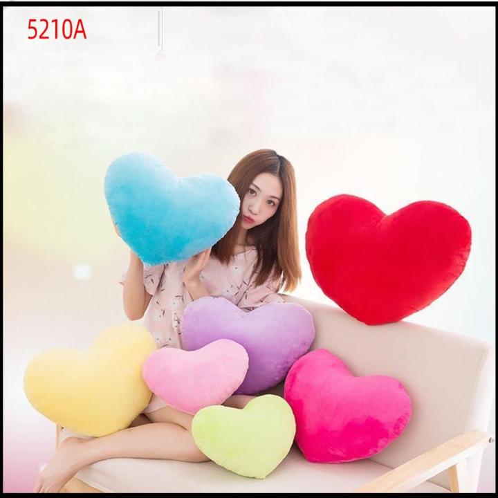 5210A ร้อน สีแดง ของตกแต่งบ้าน วันวาเลนไทน์ หมอนตุ๊กตาหัวใจ หมอนยัดไส้ รูปหัวใจ หมอนนุ่ม ...
