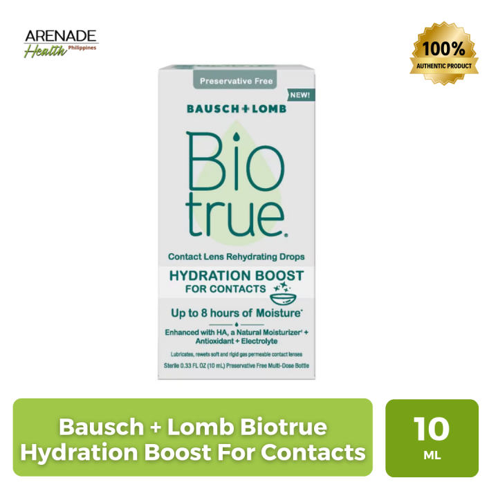 Bausch + Lomb Biotrue Hydration Boost For Contacts 0.33 fl oz / 10mL | Lazada PH